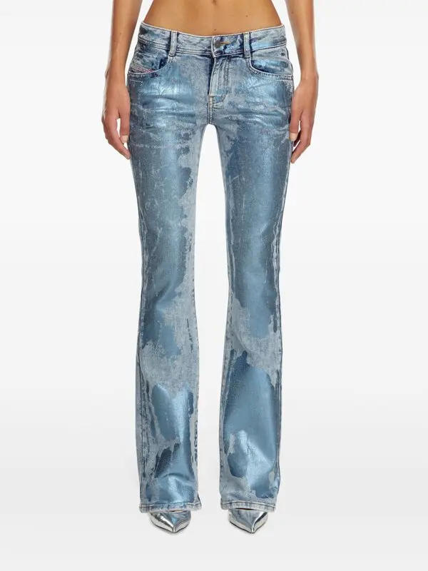 Diesel® 1969 D-Ebbey 0ajeu Flare Jeans In Blue - 30% Off