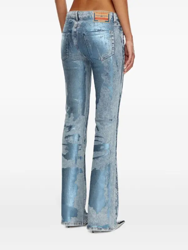 Diesel® 1969 D-Ebbey 0ajeu Flare Jeans In Blue - 30% Off