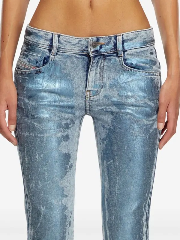 Diesel® 1969 D-Ebbey 0ajeu Flare Jeans In Blue - 30% Off