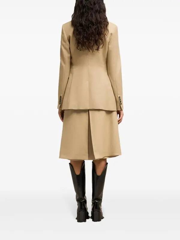 AMI Paris Double-breasted Blazer - Neutrals