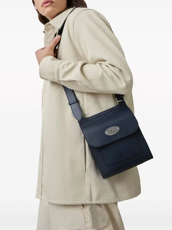 Mulberry Small Antony Leather Shoulder Bag - Blue