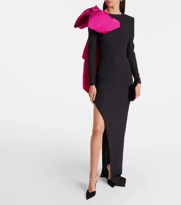 Safiyaa Ines Bow-detail Gown