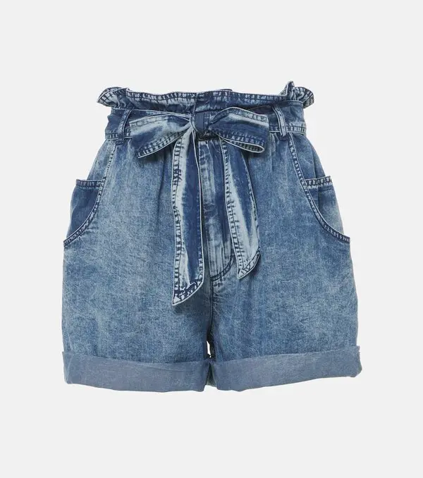 MARANT ETOILE Pierine Denim Shorts - Blue
