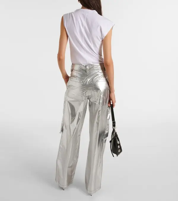 Isabel Marant Étoile Divina Wide-leg Cargo Jeans