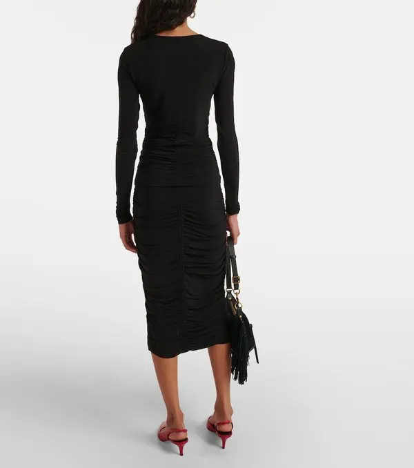 Isabel Marant Étoile Vandalia Jersey Top - Black