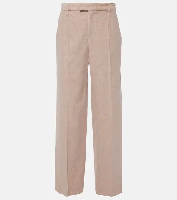 Brunello Cucinelli Straight Leg Pants - Beige