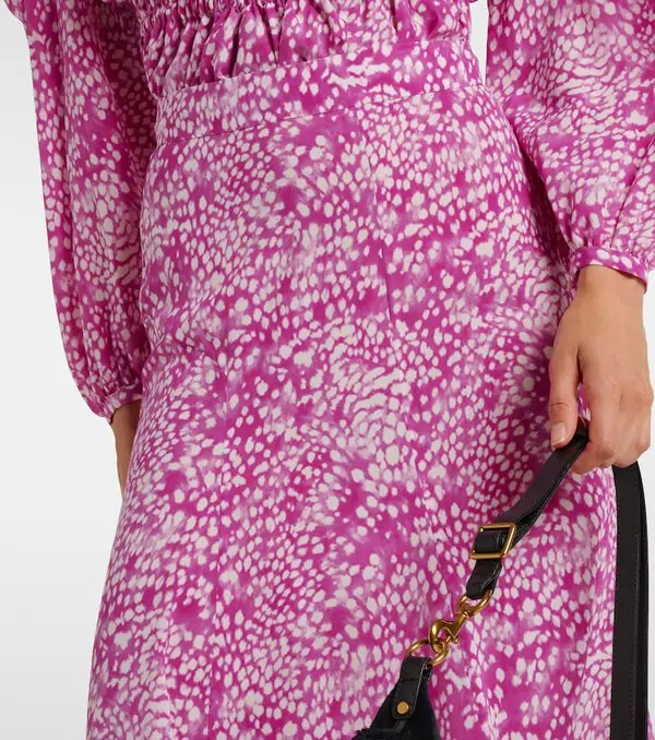 Isabel Marant Étoile Hortensia Printed Maxi Skirt - Multicoloured
