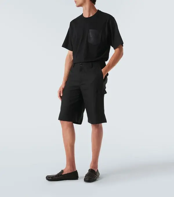 Dolce & Gabbana Linen Cargo Shorts