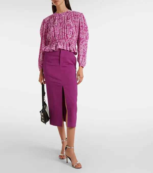 Isabel Marant Étoile Dixina Midi Skirt