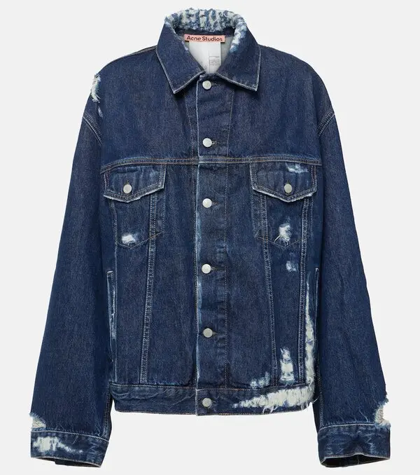 Acne Studios Distressed Denim Jacket