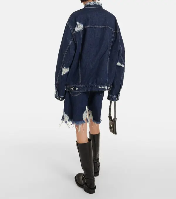 Acne Studios Distressed Denim Jacket