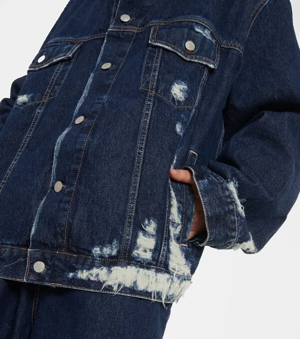 Acne Studios Distressed Denim Jacket