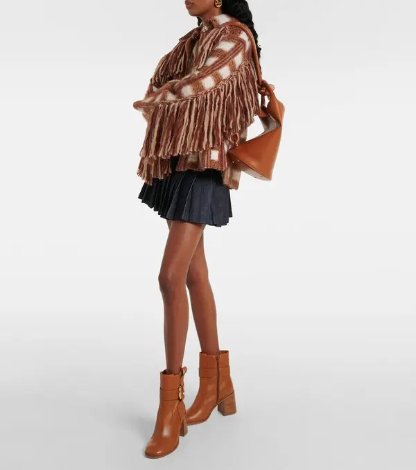 See By Chloé Ring 80 Leather Ankle Boots