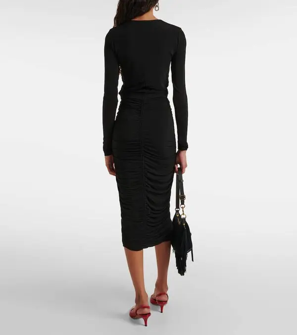 Isabel Marant Étoile Vicky Jersey Midi Skirt