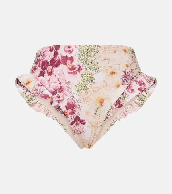 Agua Bendita Jengibre Floral Bikini Bottom - Multicoloured