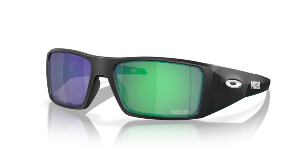 Oakley Green Bay Packers Heliostat Sunglasses - Black