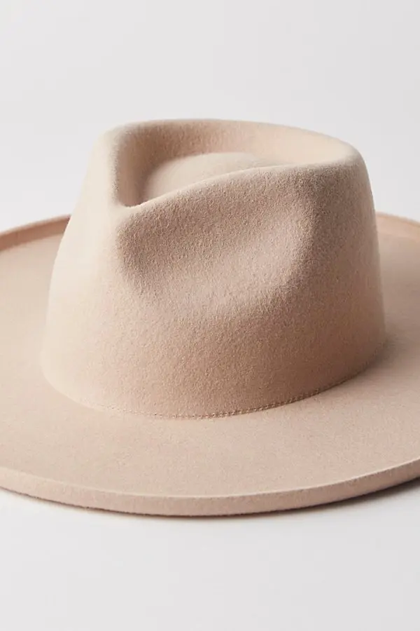 Wyeth Aubrey Pencil Brim Felt Hat In Oatmeal - 71% Off  display picture 1