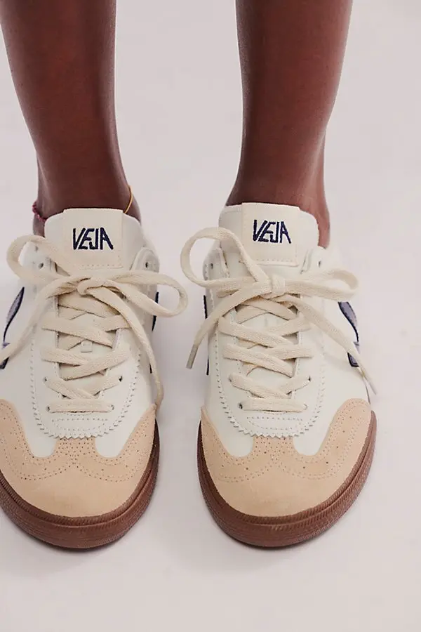 VEJA Volley Suede Sneakers - White/nautico Bark