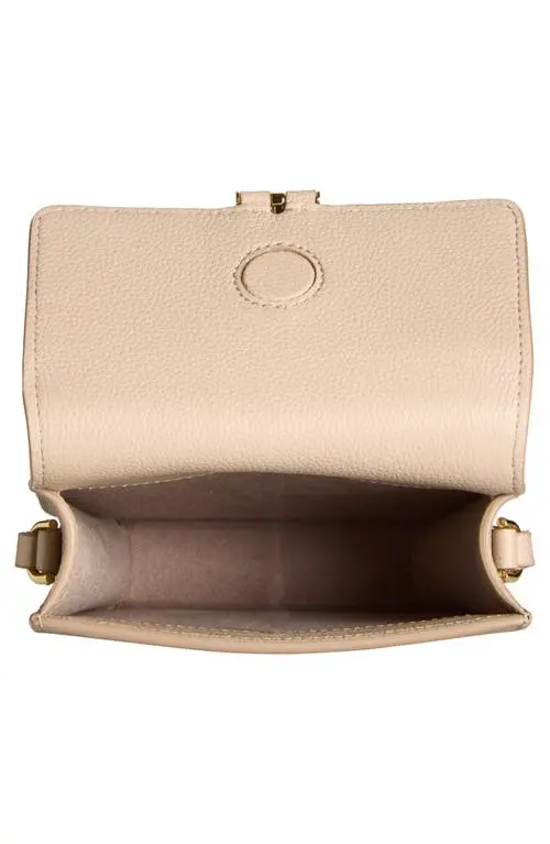 TOM FORD Mini Tara Grained Leather Crossbody Bag - Beige