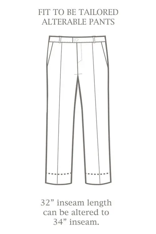 OAK HILL BY DXL Pleated Suit Trousers With Waist-relaxer - Charcoal