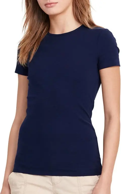 Ralph Lauren Cotton Blend T-shirt - Lauren Navy