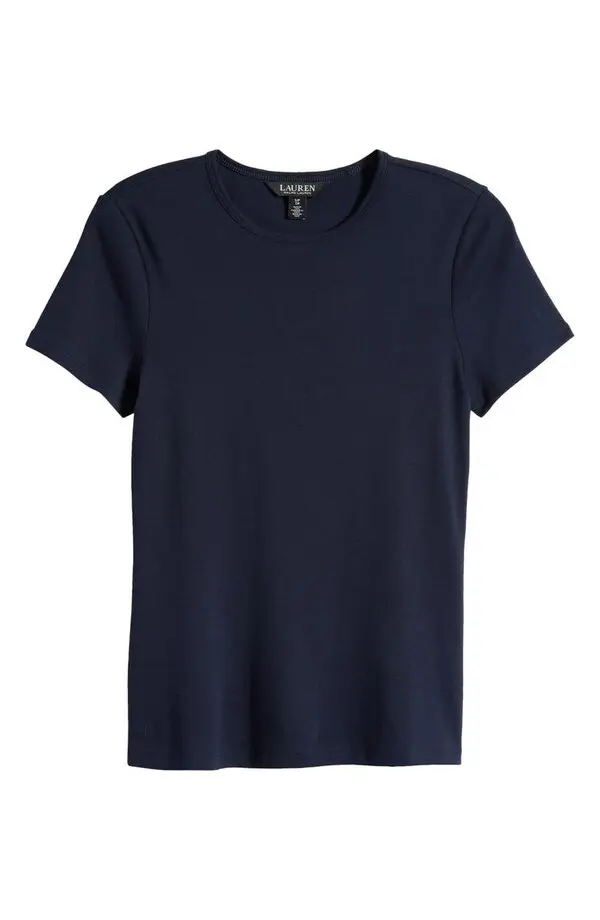 Ralph Lauren Cotton Blend T-shirt - Lauren Navy