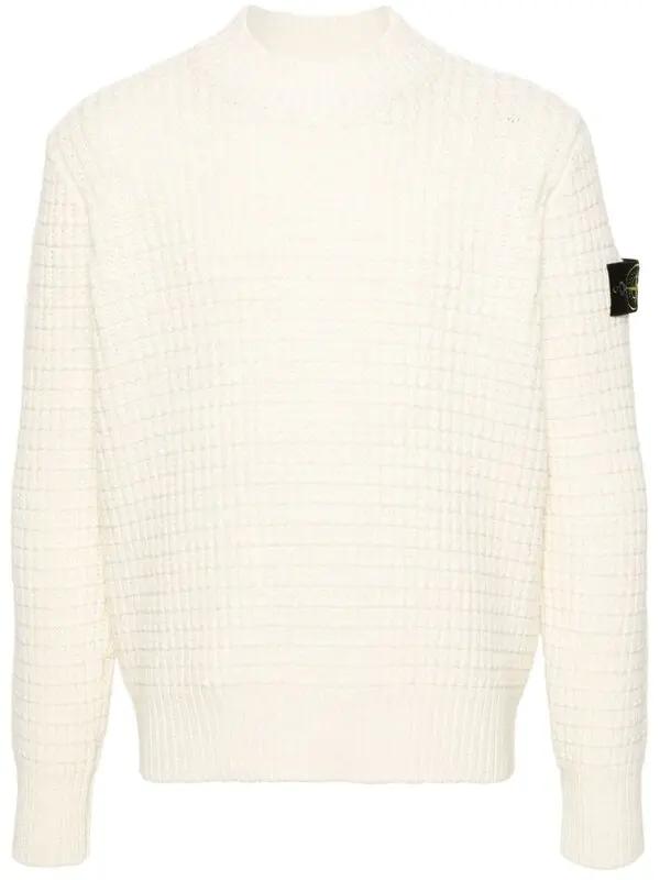Stone Island Compass Badge 3d-knit Jumper