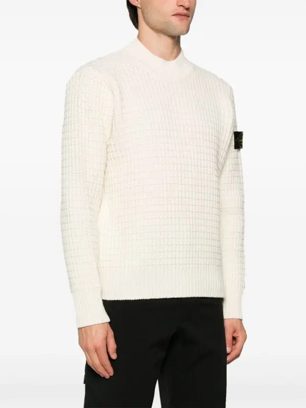 Stone Island Compass Badge 3d-knit Jumper