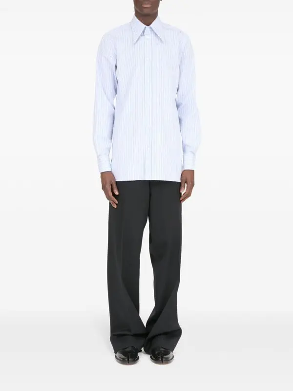MAISON MARGIELA Striped Cotton Shirt