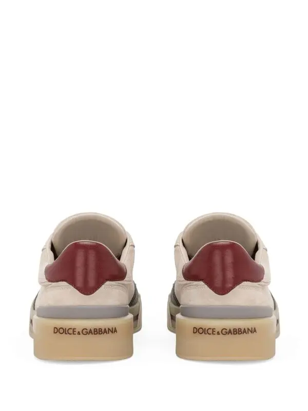 Dolce & Gabbana Roma Panelled Sneakers - Neutrals