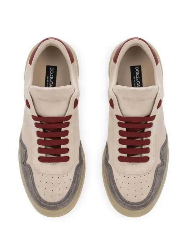 Dolce & Gabbana Roma Panelled Sneakers - Neutrals