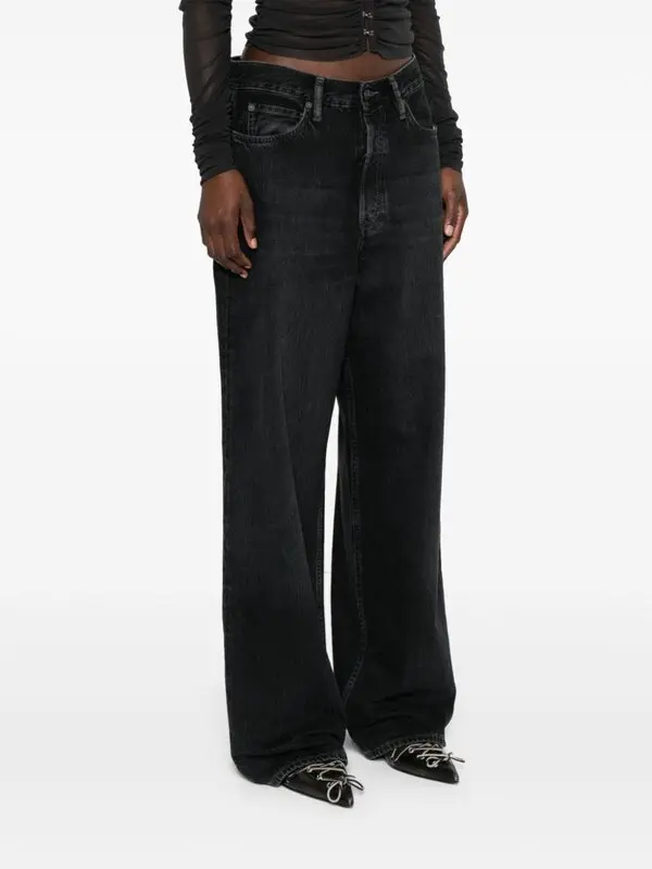 Acne Studios Low-rise Wide-leg Jeans