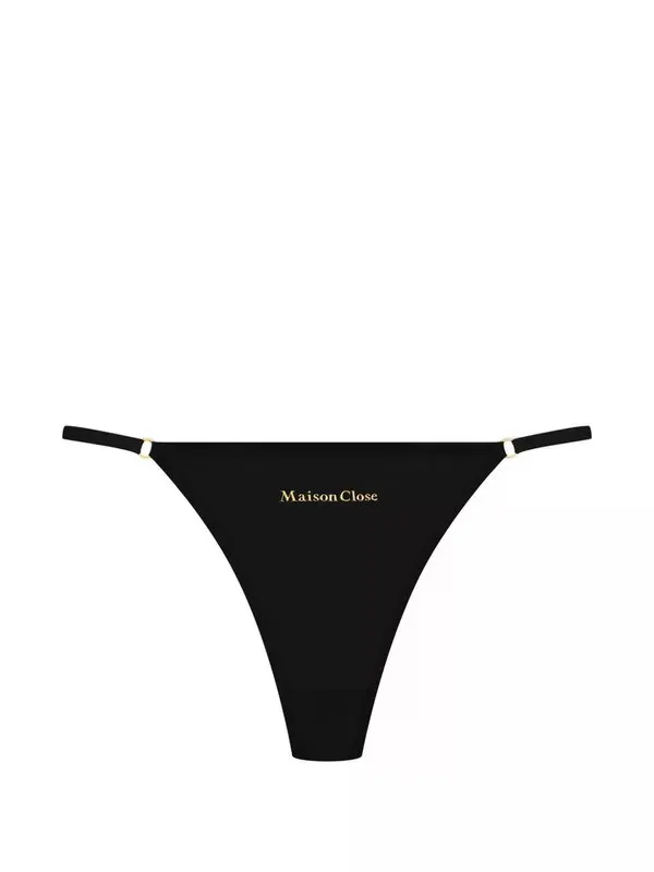 MAISON CLOSE Double Sens Thong - Black