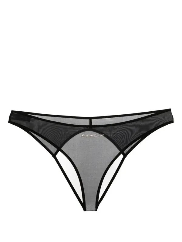 MAISON CLOSE Open Semi-sheer Thong