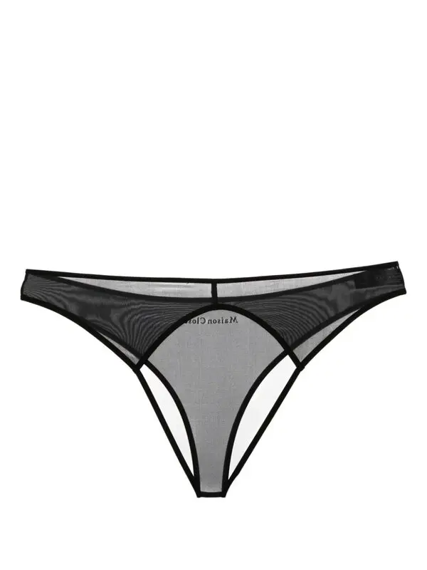 MAISON CLOSE Open Semi-sheer Thong