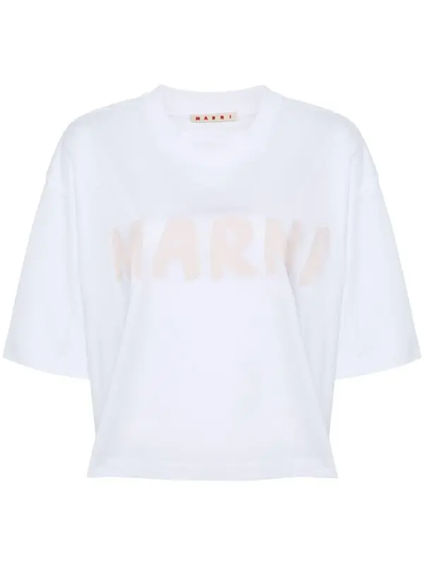 Marni Cropped Organic Cotton T-shirt