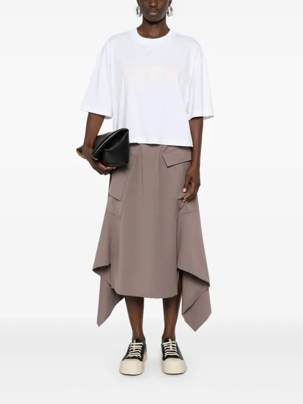 Marni Cropped Organic Cotton T-shirt