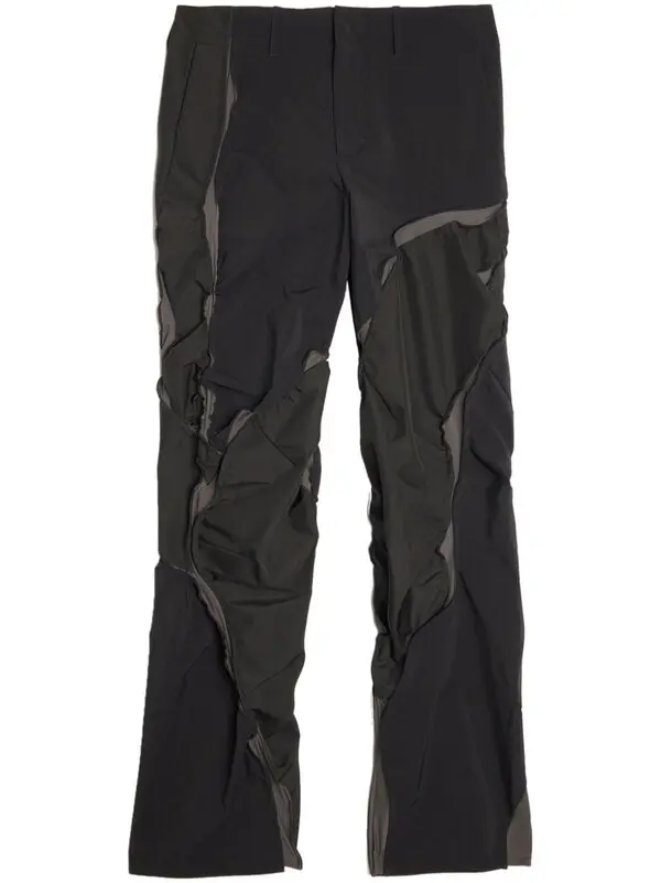 POST ARCHIVE FACTION Layered-design Tapered Trousers