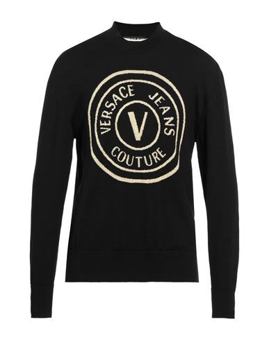 Versace Sweater In Wool Blend - Black