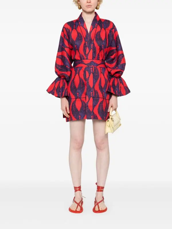 ravello mini dress Ravello Lemon Print Mini Dress S / Yellow