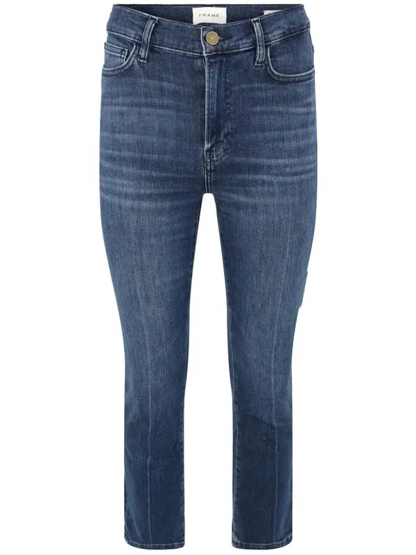 FRAME Le High Straight-leg Jeans - Blue