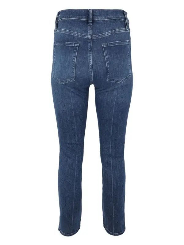 FRAME Le High Straight-leg Jeans - Blue