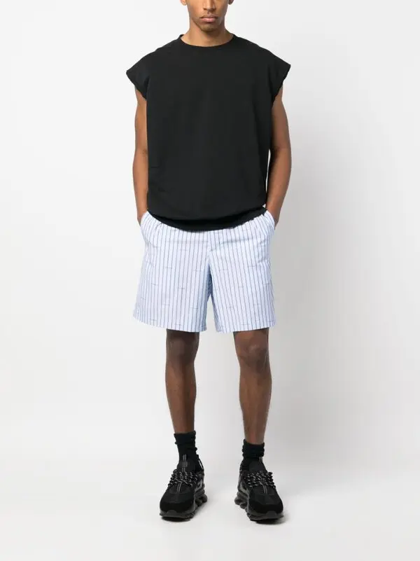 Givenchy Striped Logo Shorts