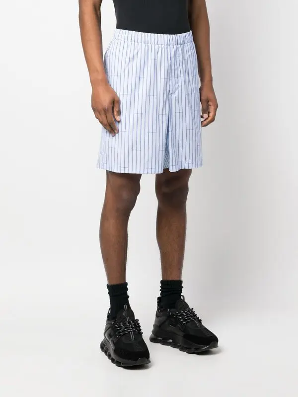 Givenchy Striped Logo Shorts