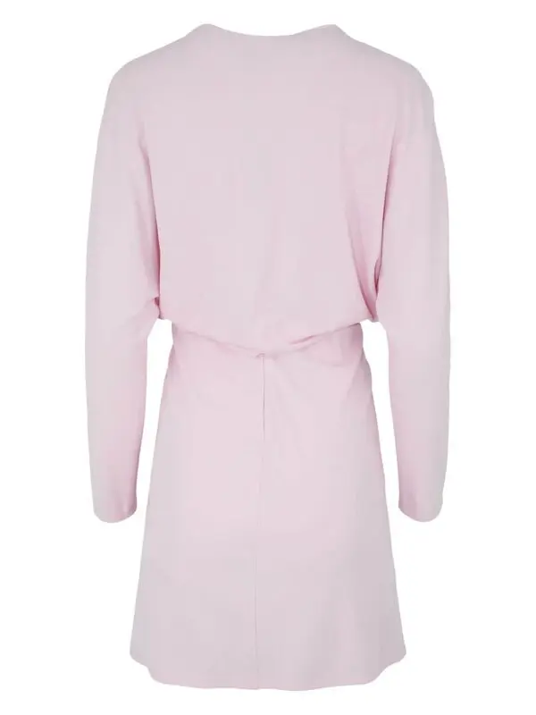 Simkhai Asymmetric Long-sleeve Dress