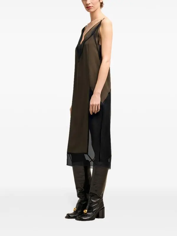 Ami Thin Strap Midi-dress