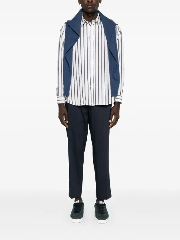 Theory Curtis Linen Blend Chinos - Blue