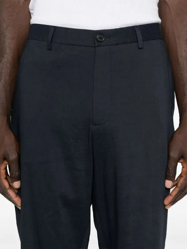 Theory Curtis Linen Blend Chinos - Blue