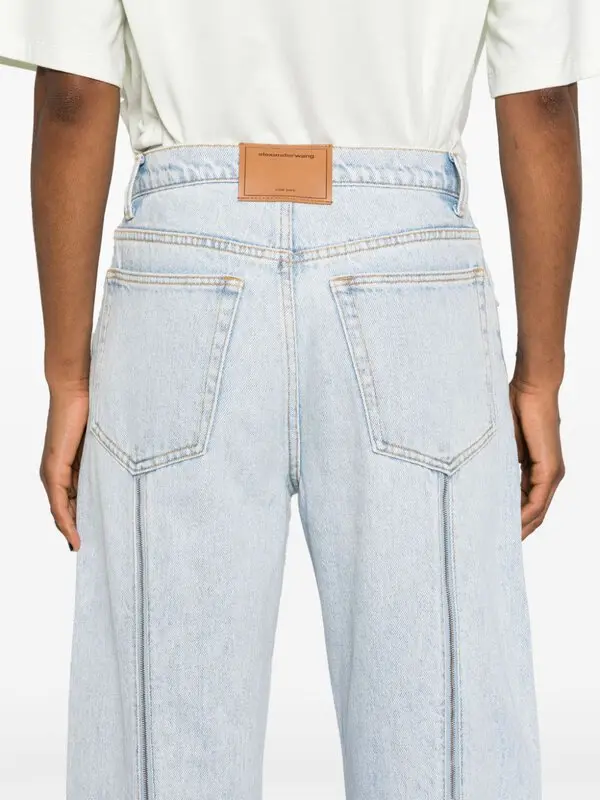 Alexander Wang High-rise Tapered Jeans