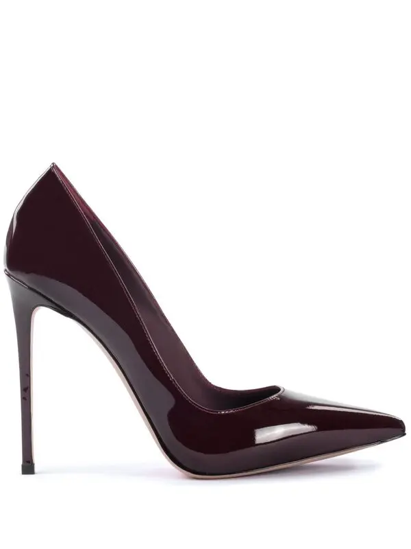 LE SILLA 120mm Eva Patent Leather Pumps - Red